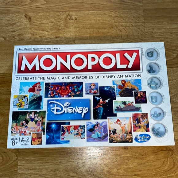 Hasbro | Toys | Brand New Still Sealed Monopoly Disney Animation | Poshmark